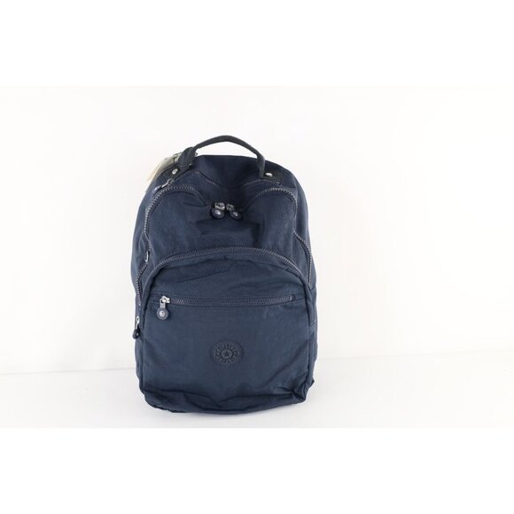 Kipling | Bags | New Kipling Spell Out Seoul Laptop Backpack Book Bag Navy Blue 27 L 7 Gallon ...